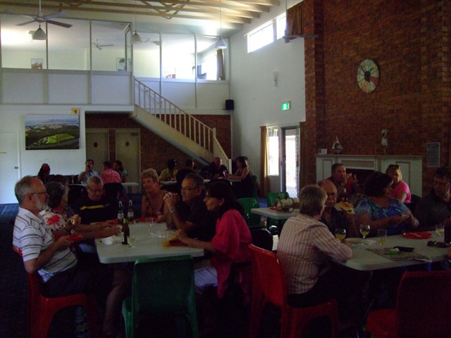 enjoying a chat | Tuncurry Lakes Resort