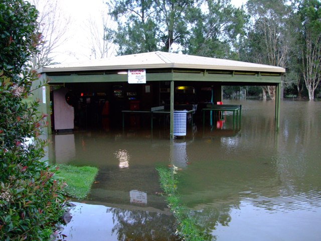 Games room flood | Tuncurry Lakes Resort